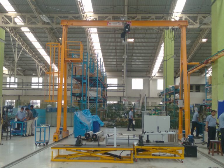 Single Girder Goliath Cranes - Malgudi Cranes and Components