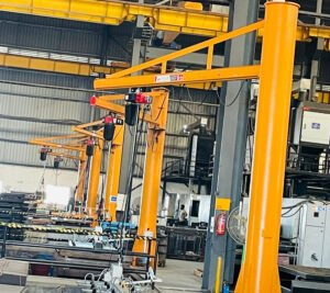 Base Mounted Jib Cranes - Malgudi Cranes and Components